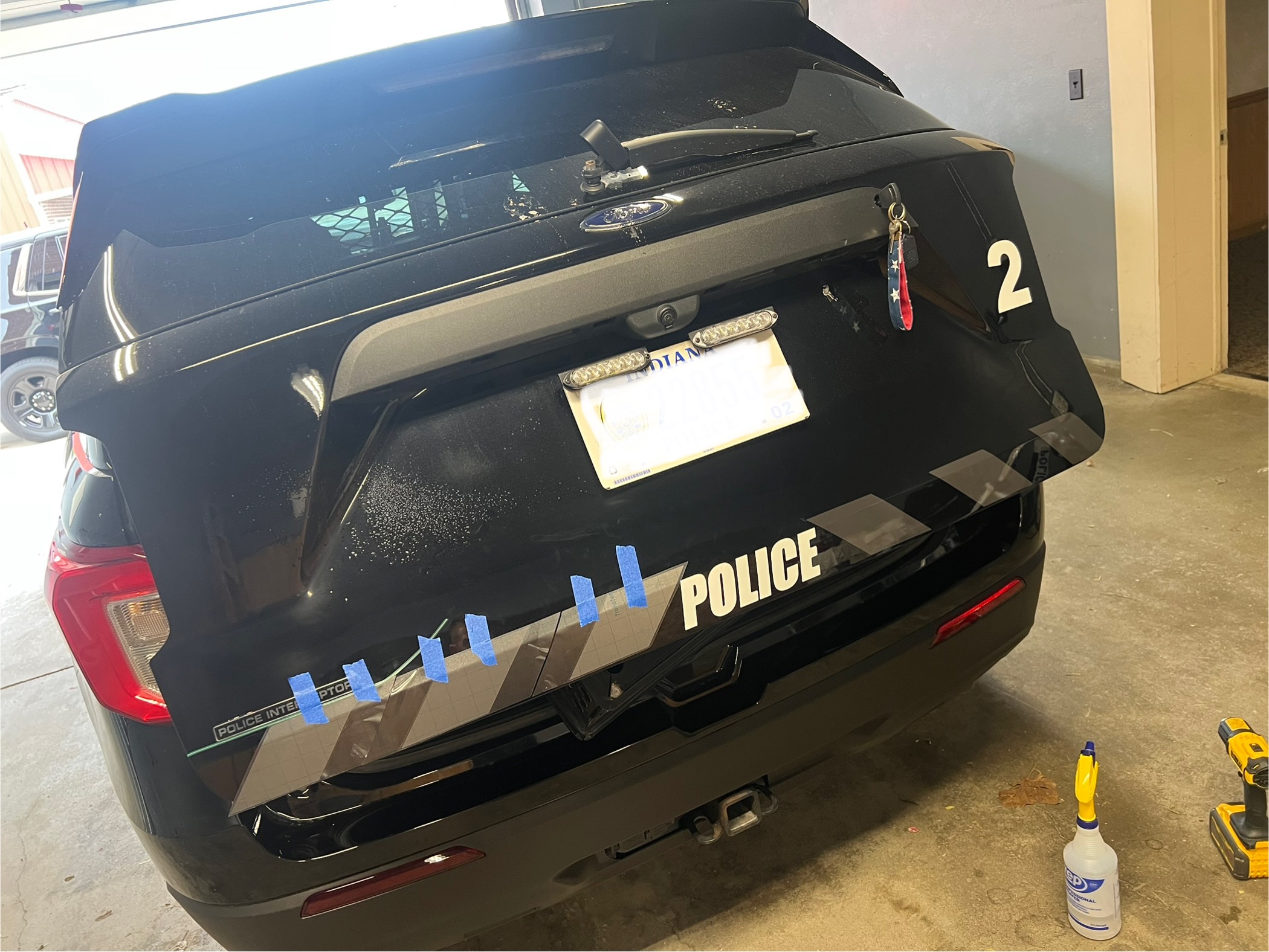 Ghost Reflective Chevron Decal Set - First Due Communications