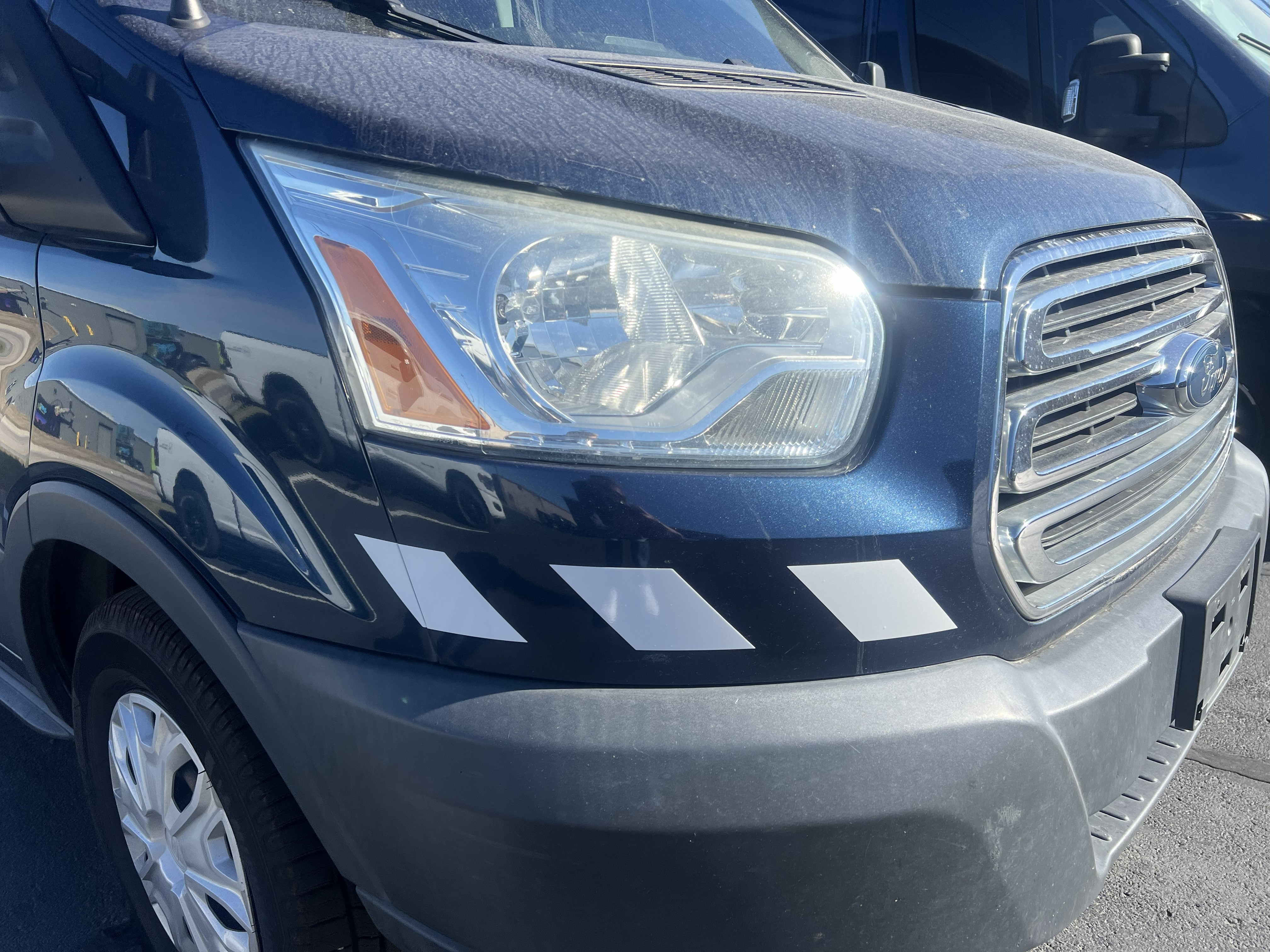 Reflective Chevron Decal Sticker - First Due Communications